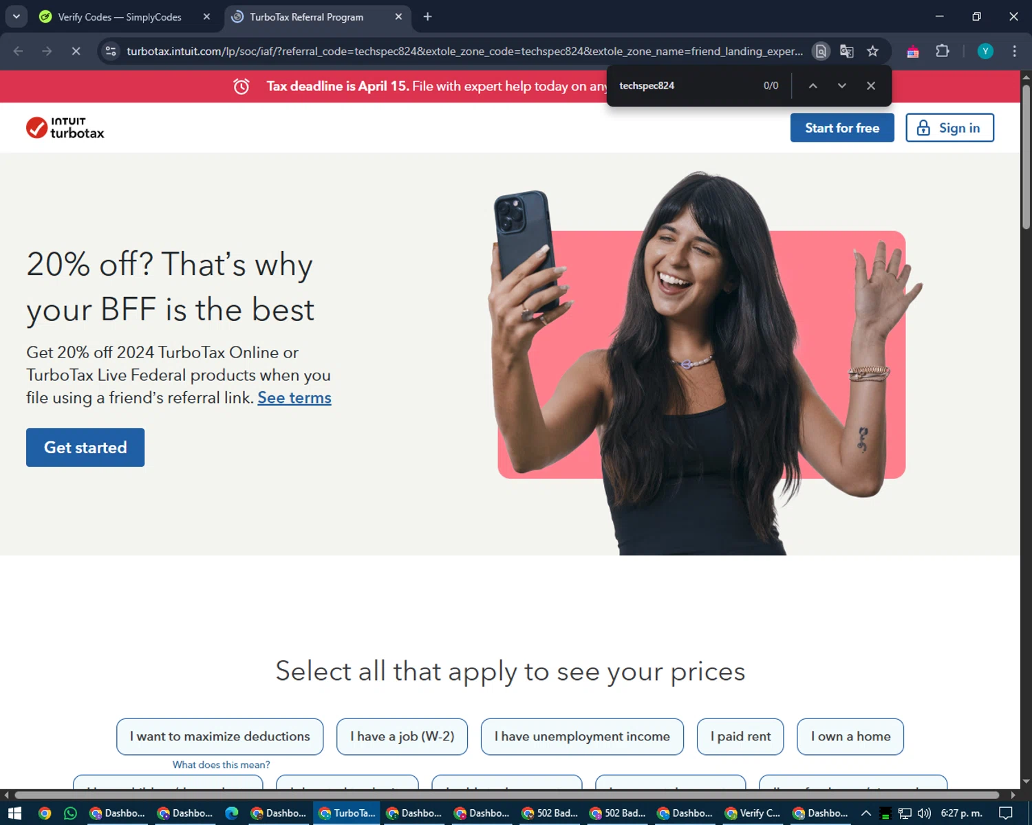 TurboTax Promo Codes - 20% Off (4 Verified) Dec 2025