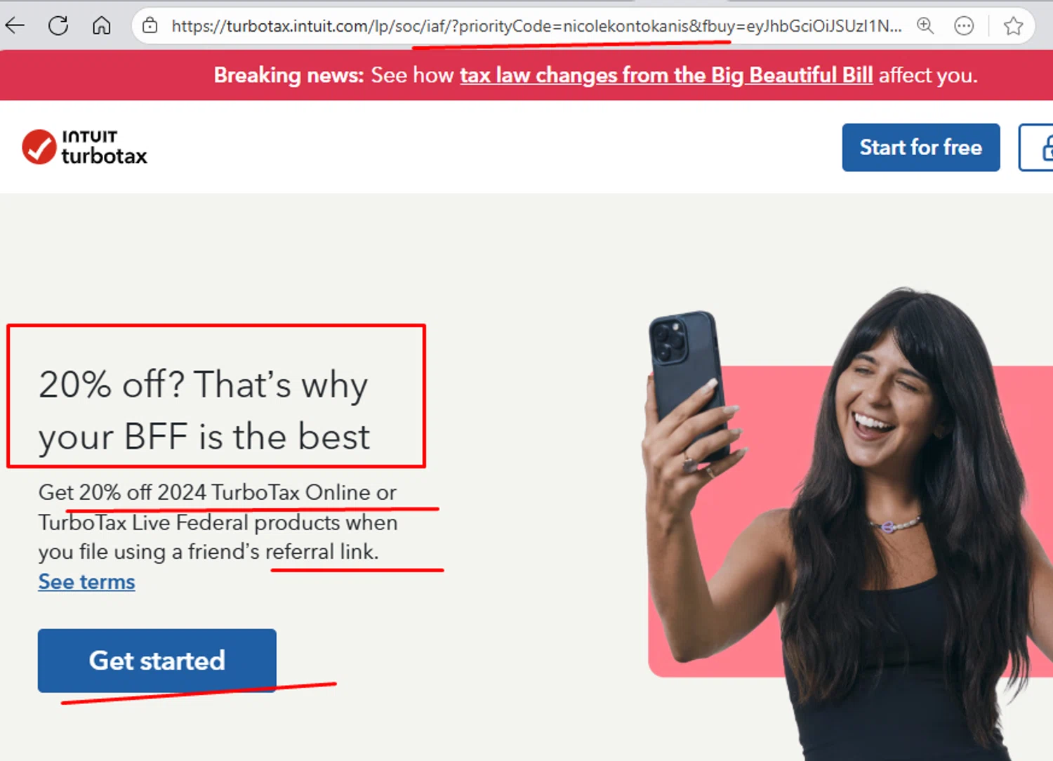 TurboTax Promo Codes (1 Verified) - 20% Off w/Code Oct 2025