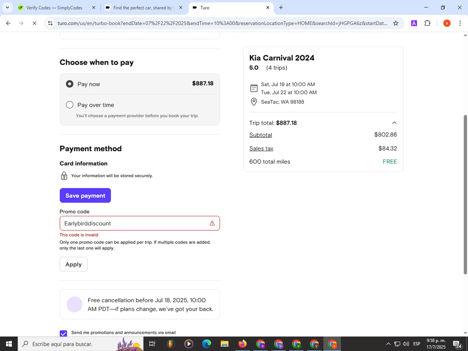 Turo Promo Codes - $15 Off Coupons Jul 2025