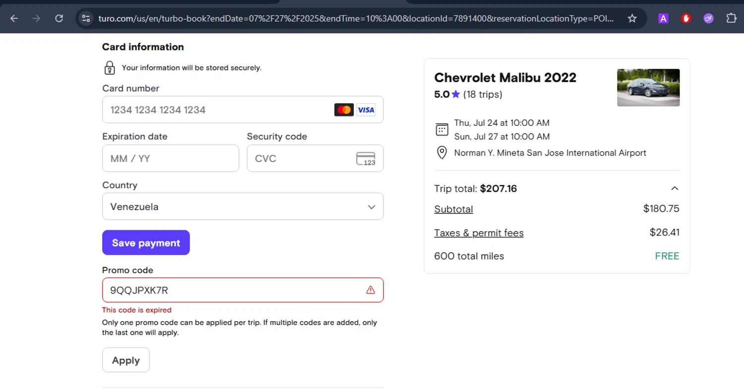 Turo Promo Codes - $15 Off Coupons Jul 2025