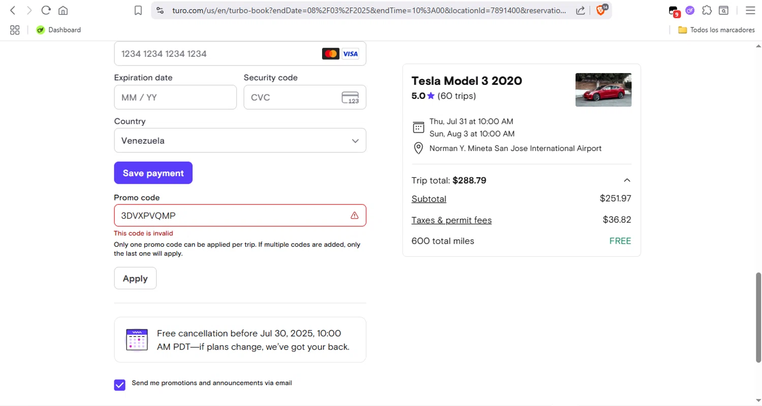 Turo Promo Codes - 10% Off Coupons Aug 2025