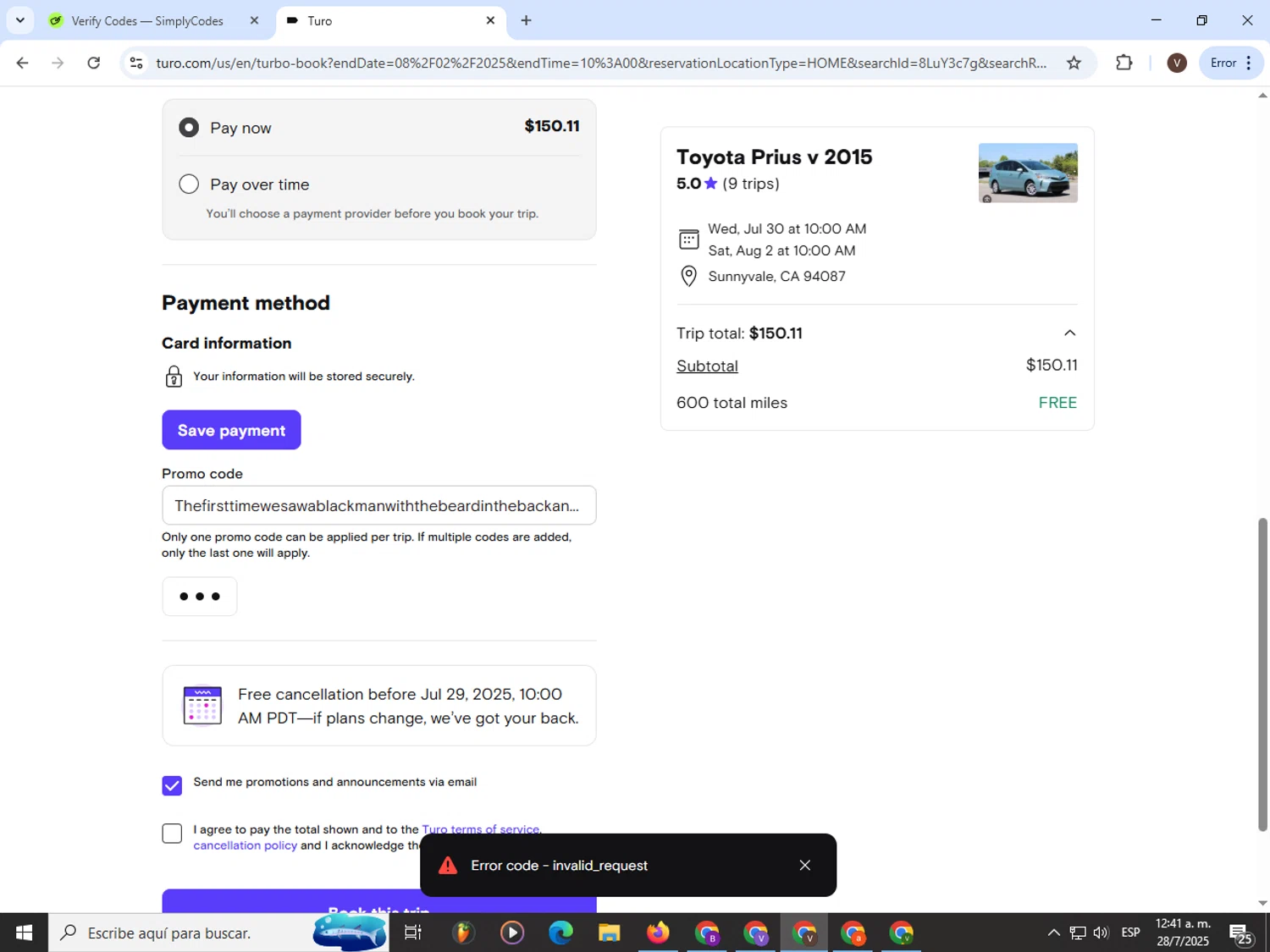 Turo Promo Codes - $250 Off Coupons Aug 2025