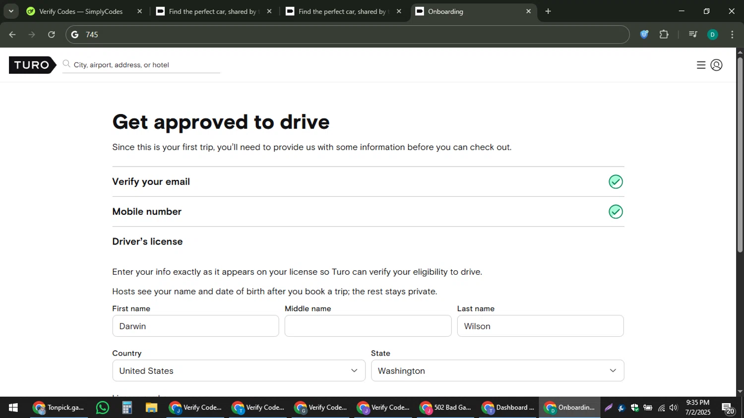 Turo Promo Codes - $250 Off Coupons Jul 2025