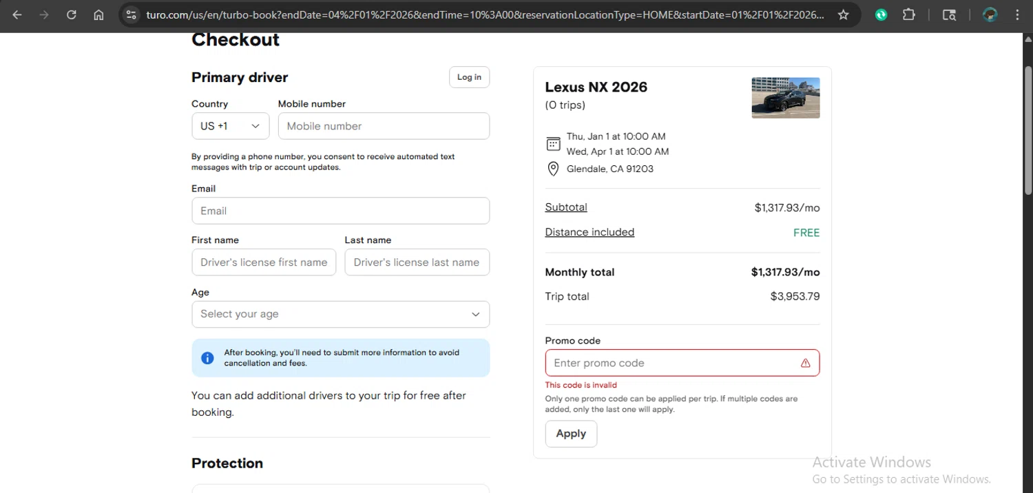 Turo Promo Codes - 50% Off (4 Verified) Dec 2025