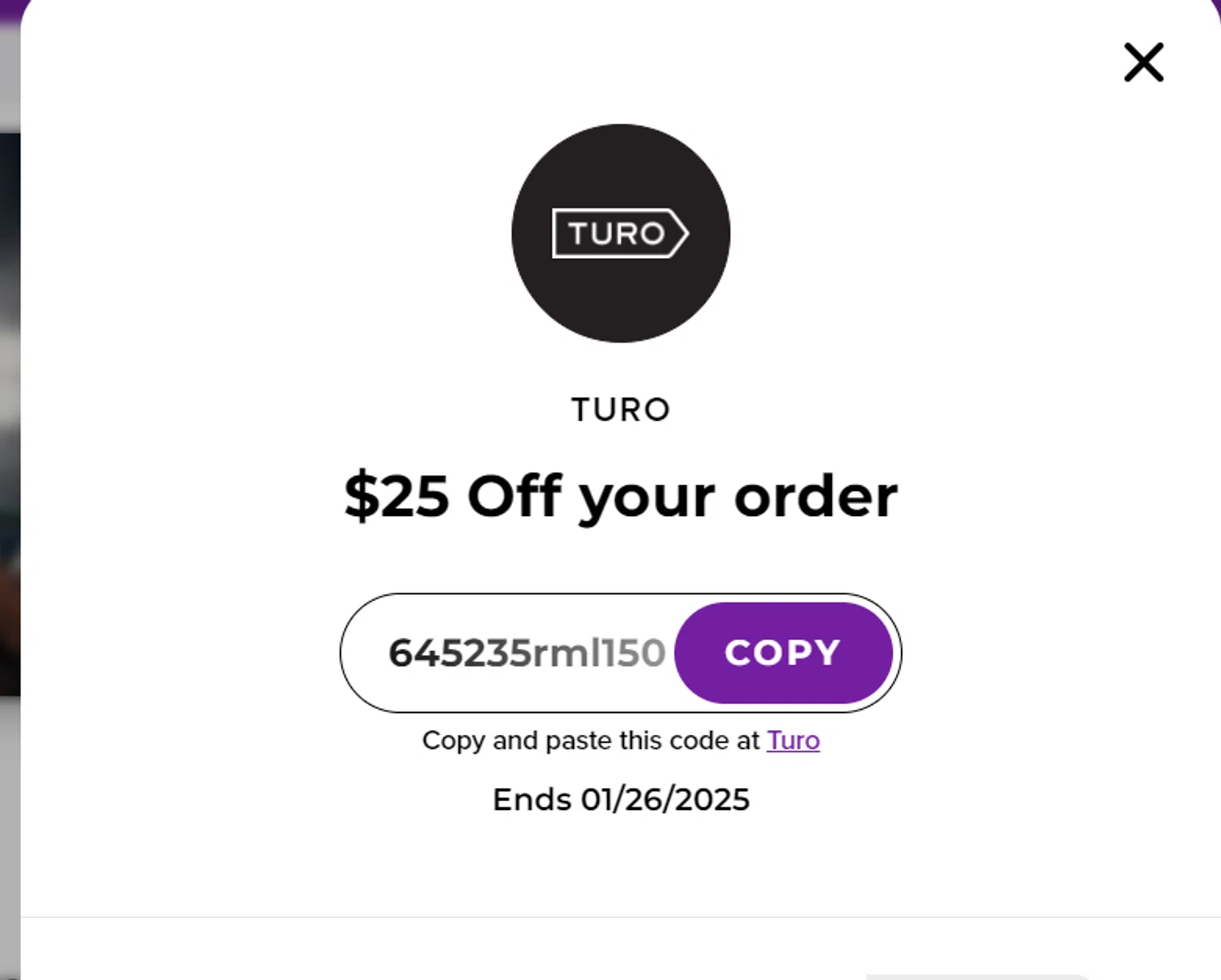 Turo Promo Codes - $250 Off Coupons May 2025