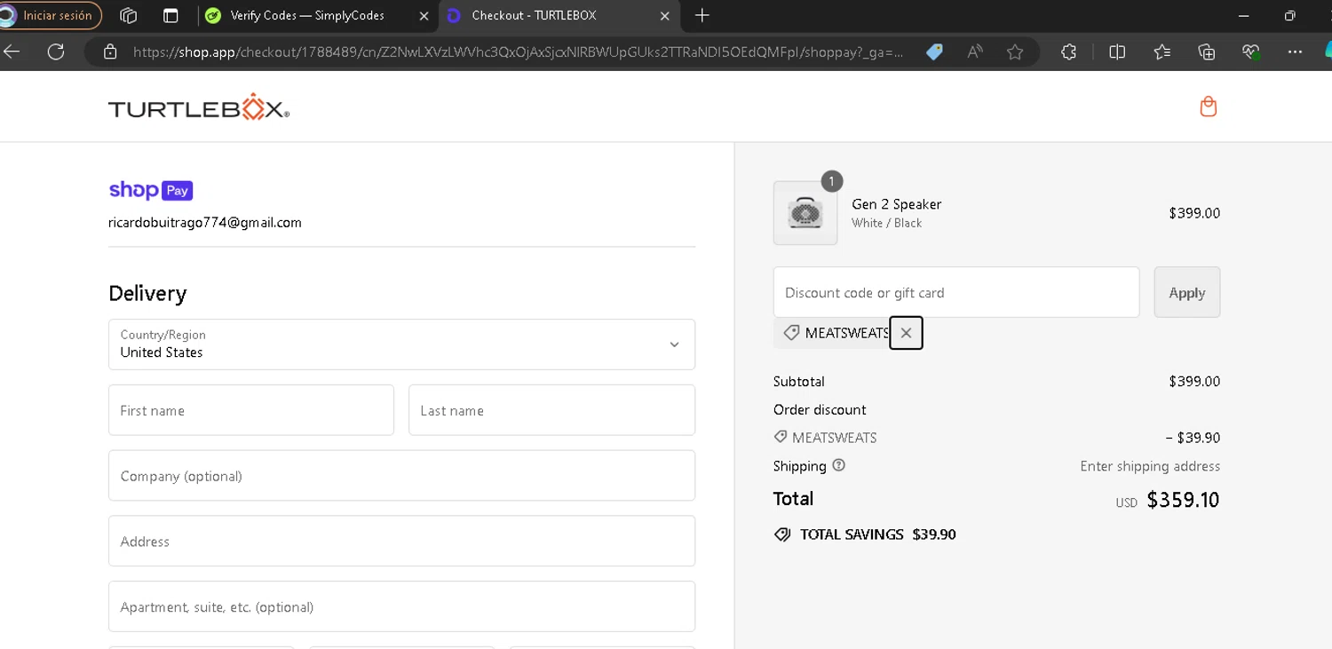 Turtlebox Discount Codes (20% Off) December 2025
