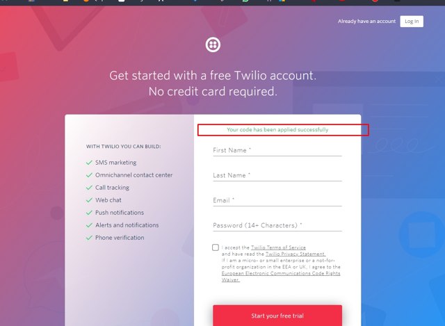 Twilio Promo Codes - 50% Off Coupons Sep 2025