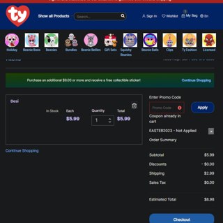 Ty Promo Codes (1 Verified) - 10% Off Sitewide May 2025