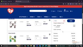 Ty Promo Codes (1 Verified) - 10% Off Sitewide Oct 2025