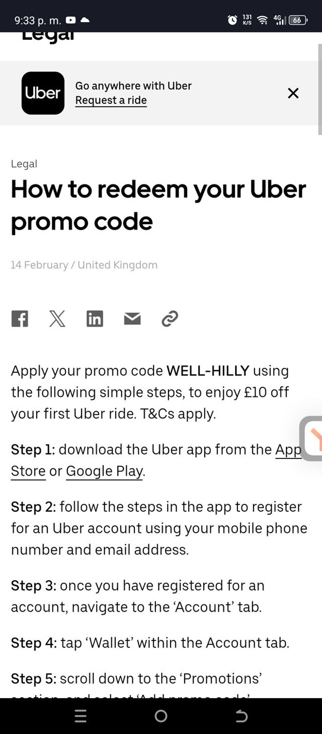 Uber Promo Codes (5 Verified) - $10 Off Sitewide Apr 2025