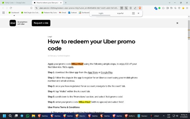 Uber Promo Codes (3 Verified) - $10 Off Sitewide Apr 2025