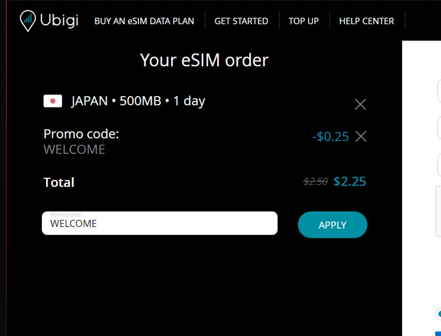 Ubigi eSIM Promo Codes - 10% Off | November 2024