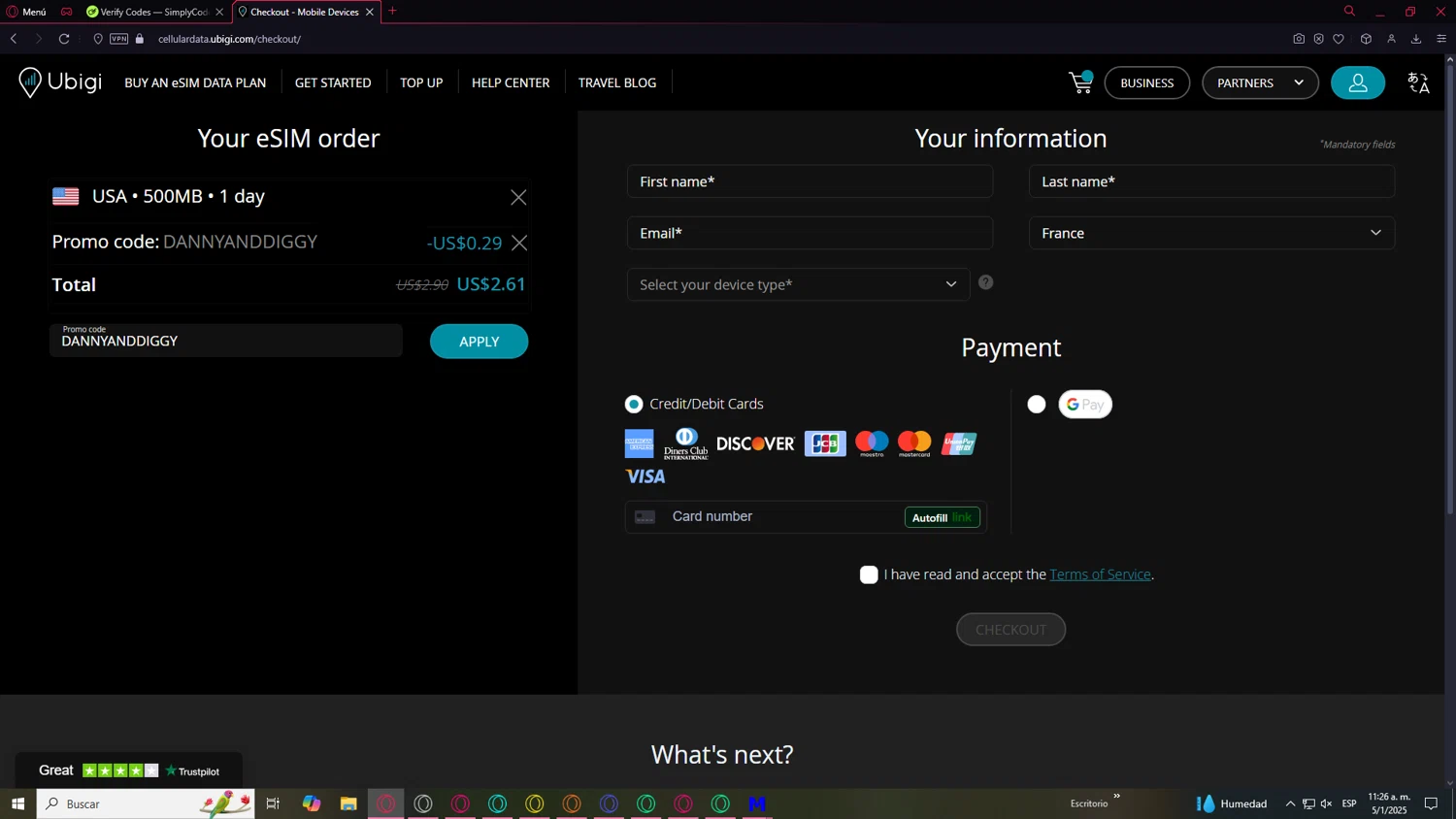 Ubigi eSIM Promo Codes (14 Verified) - 10% Off Jan 2025