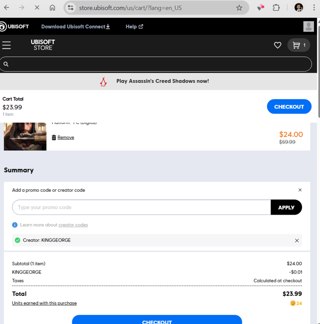 Ubisoft Promo Codes (10 Verified) - $1 Off Sitewide Apr 2025