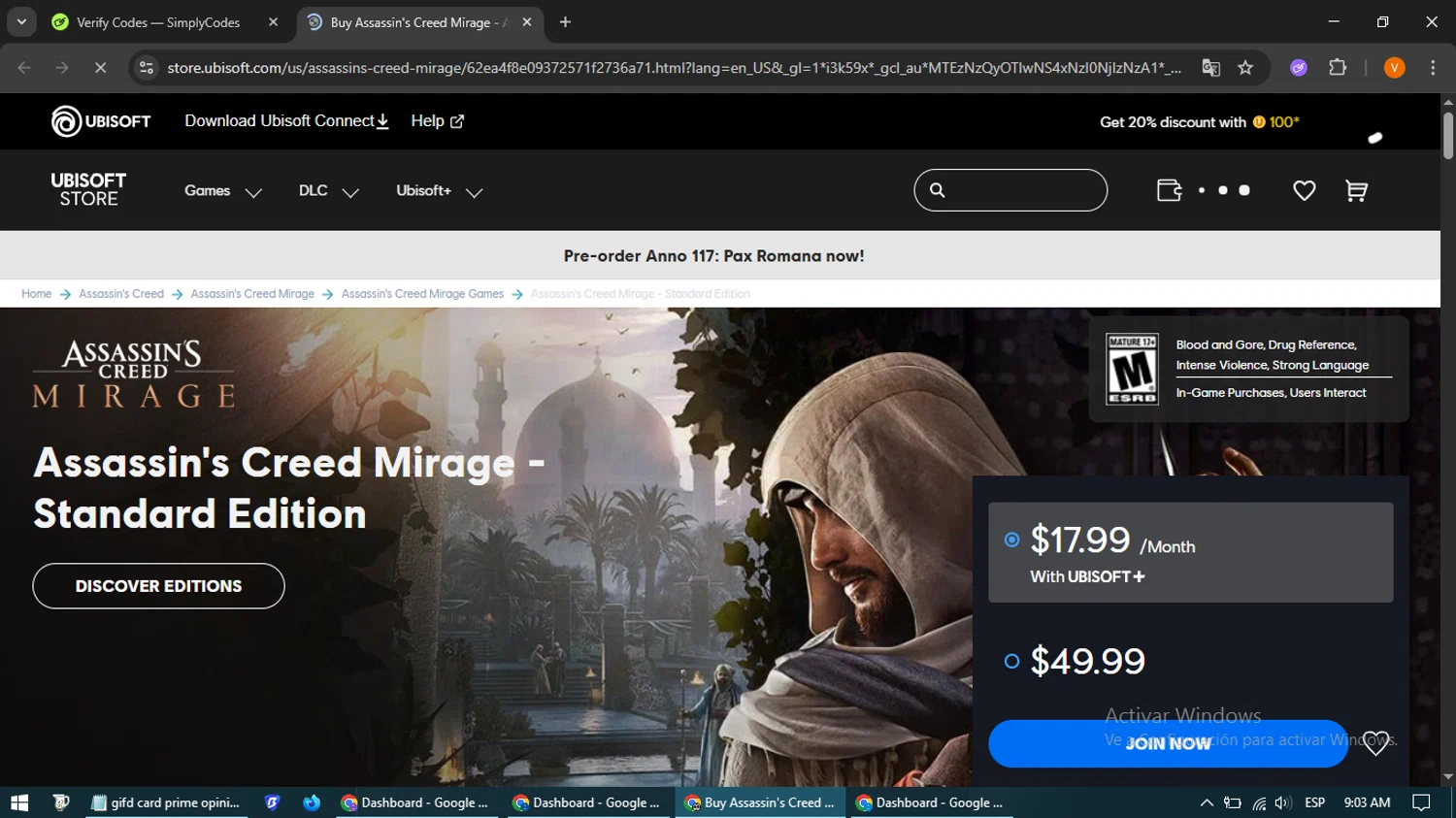 Ubisoft Promo Codes (10 Verified) - 70% Off w/Code Oct 2025