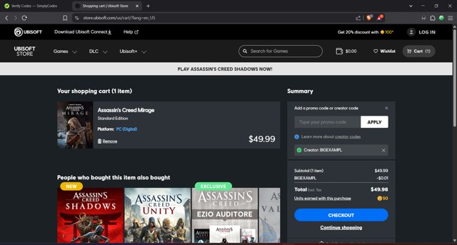 Ubisoft Promo Codes (10 Verified) - $10 Off w/Code May 2025