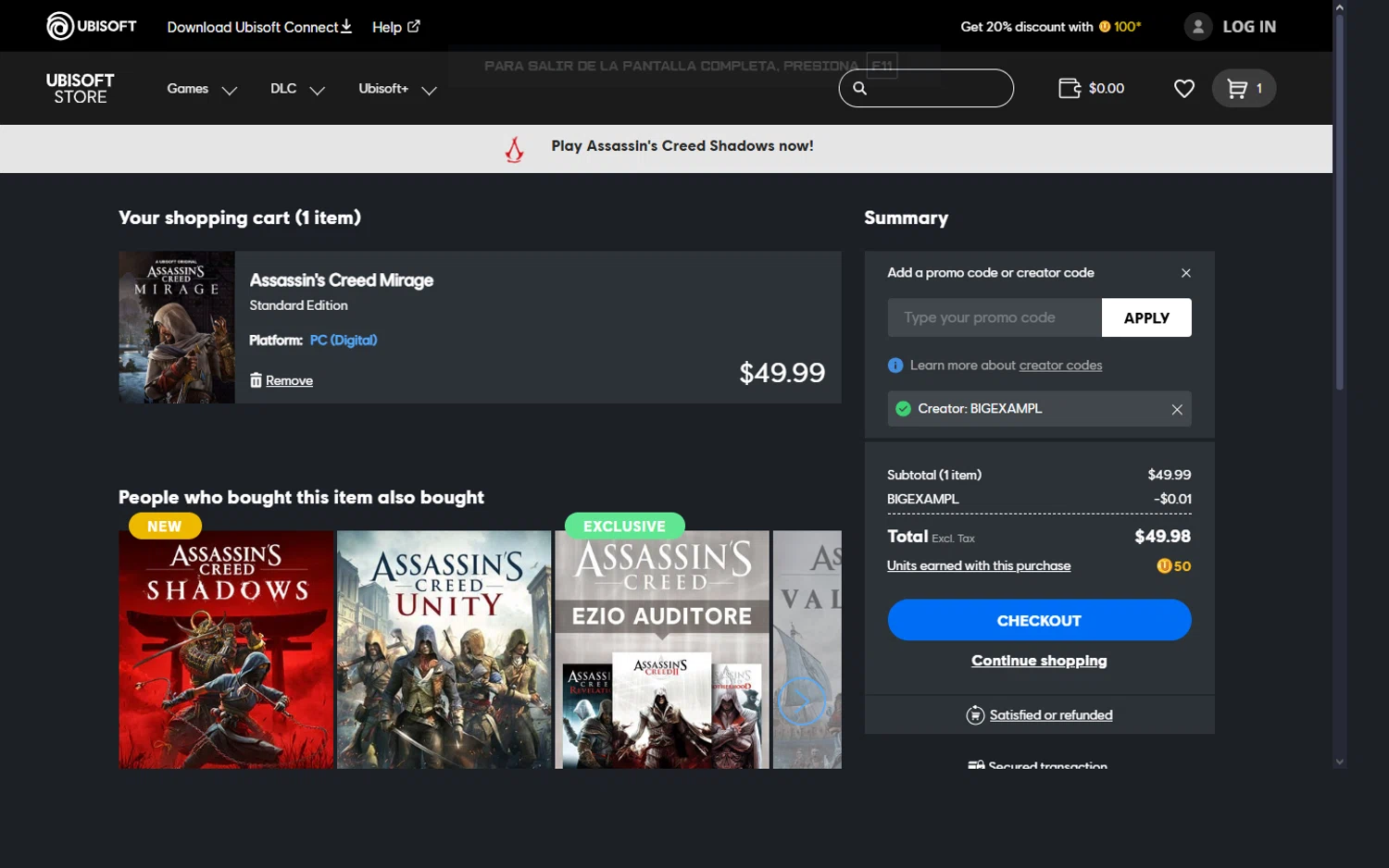 Ubisoft Promo Codes (9 Verified) - $10 Off Sitewide Jun 2025