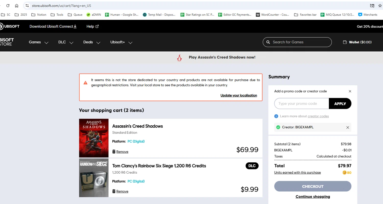 Ubisoft Promo Codes (10 Verified) - 20% Off w/Code Apr 2025