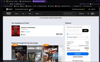 Ubisoft Promo Codes (10 Verified) - $10 Off w/Code May 2025