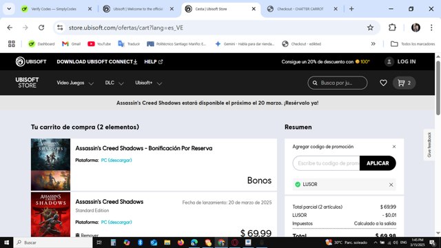 Ubisoft Promo Codes (10 Verified) - $1 Off Sitewide Mar 2025