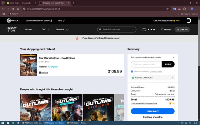 Ubisoft Promo Codes (10 Verified) - $10 Off w/Code May 2025