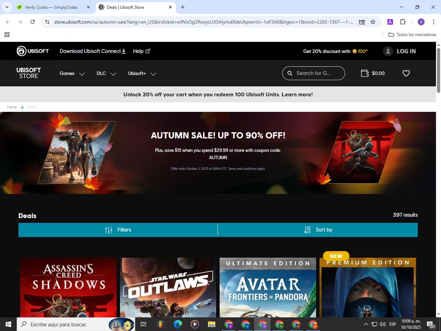 Ubisoft Promo Codes (9 Verified) - 55% Off Sitewide Oct 2025