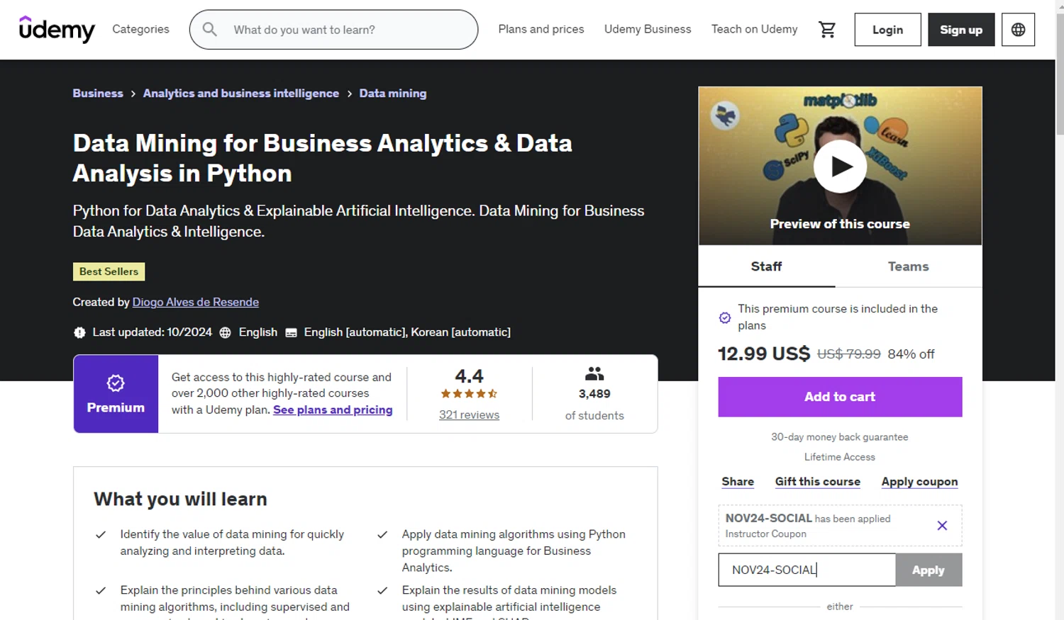 Udemy Coupons & Black Friday 2024 Deals - 80% Off