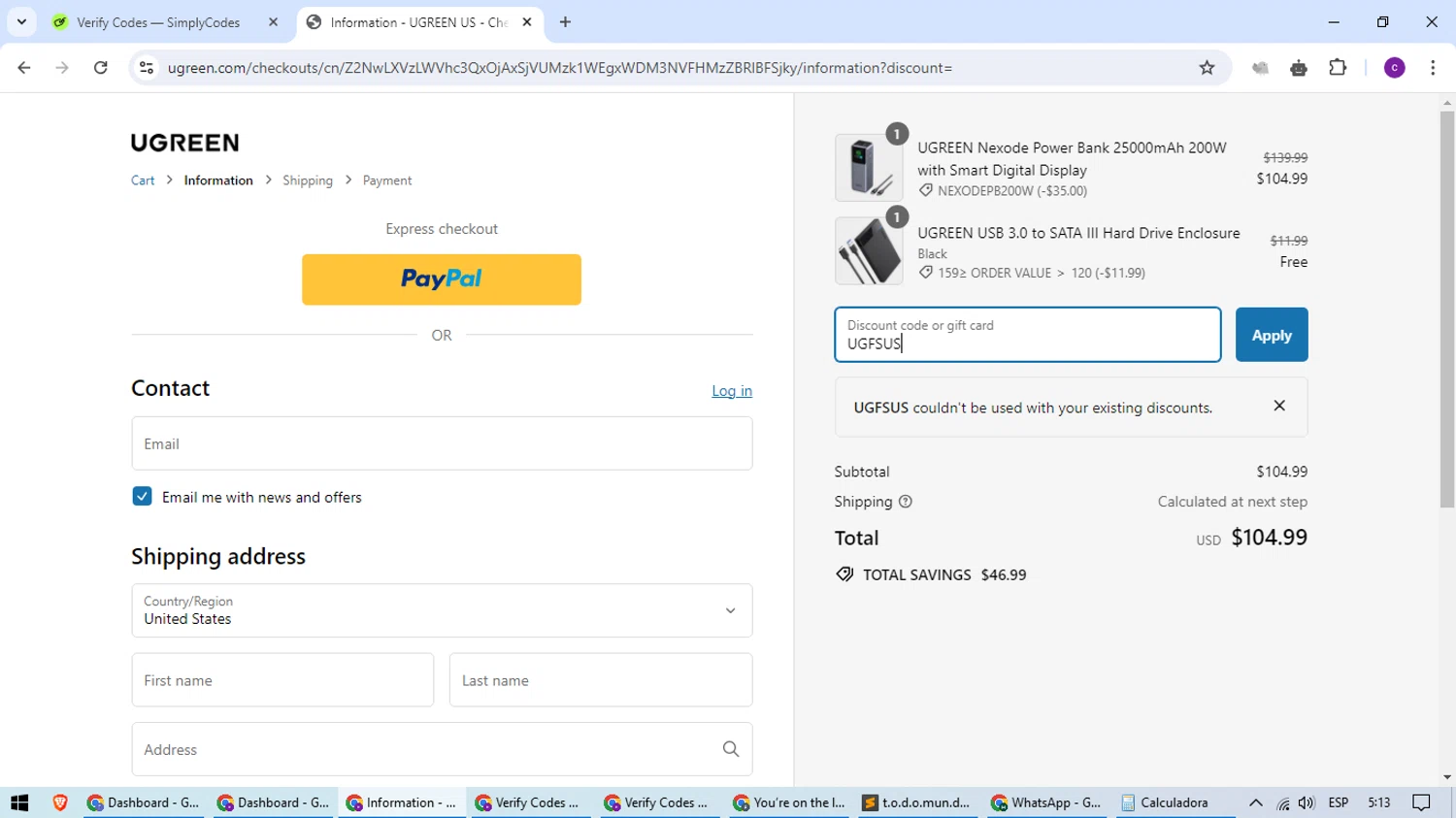 Ugreen Promo Codes - 20% Off | November 2024