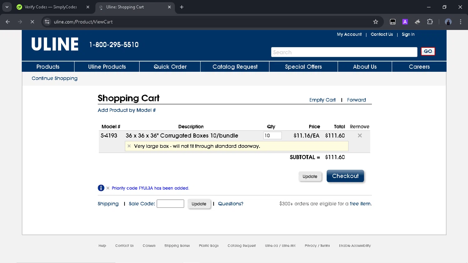 Uline Coupon Codes - 40% Off | January 2025