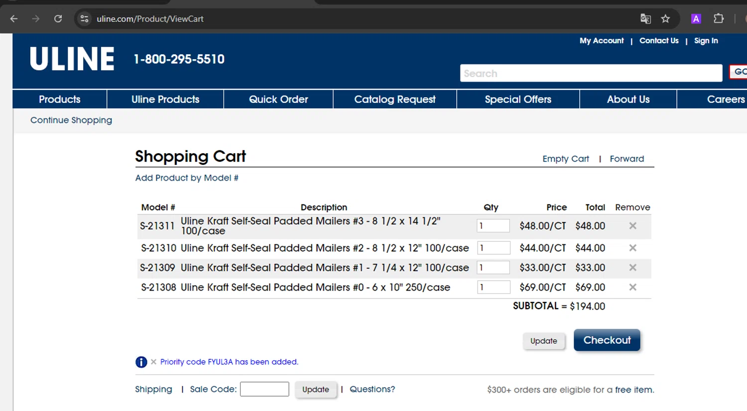 Uline Coupon Codes - 15% Off | November 2024