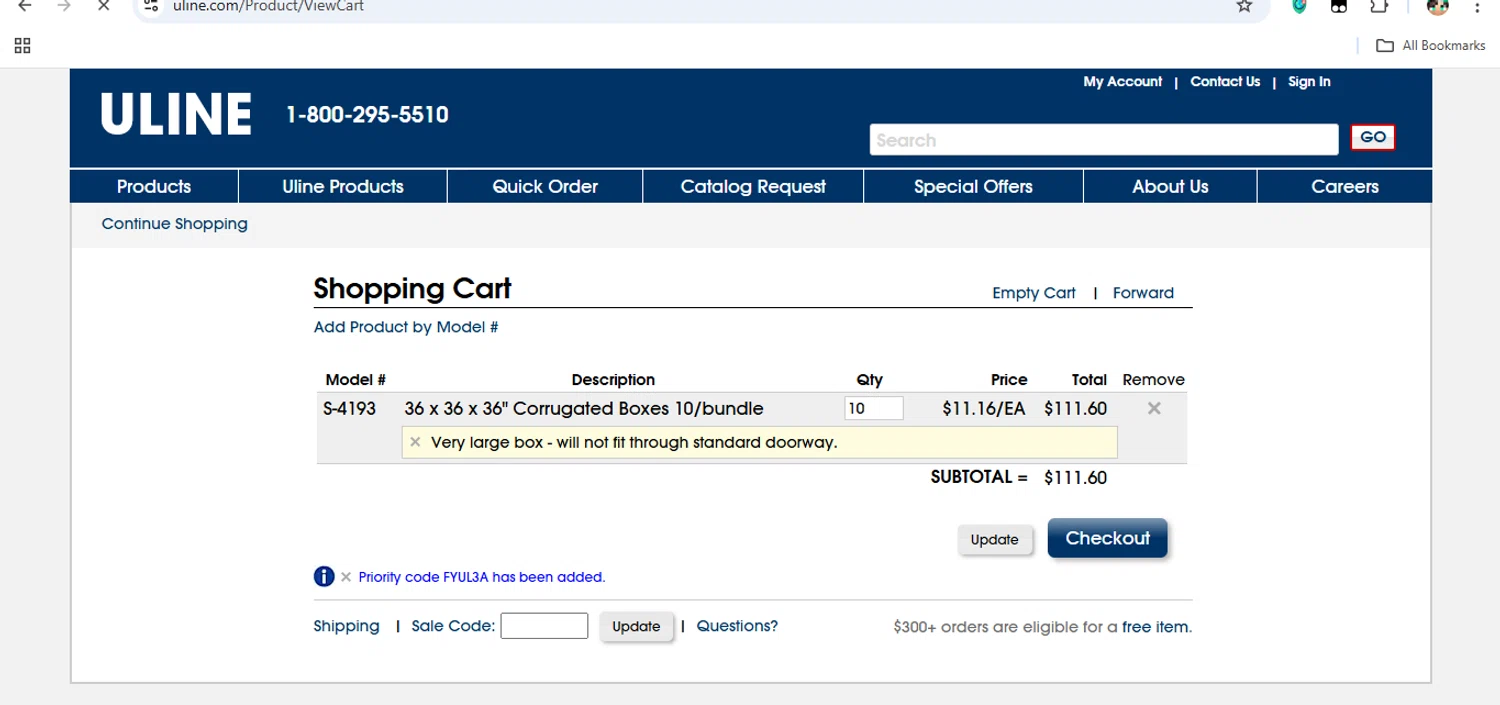 Uline Coupon Codes - 40% Off | January 2025