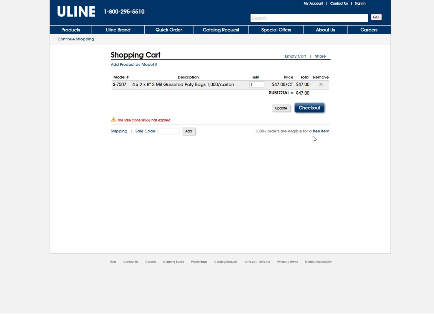 Uline Promo Codes (8 Verified) - 40% Off w/Code Jun 2025