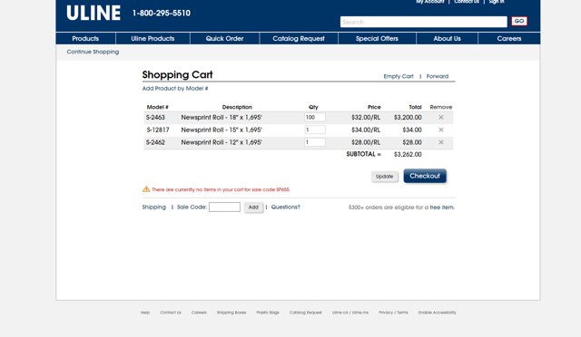 Uline Coupon Codes (6 Verified) - w/Code Feb 2025
