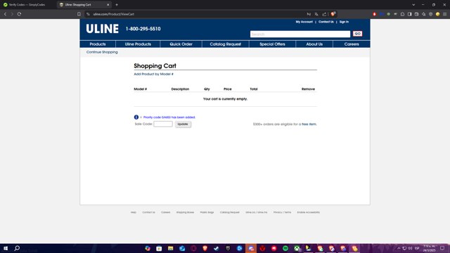 Uline Coupon Codes (8 Verified) - 40% Off w/Code May 2025