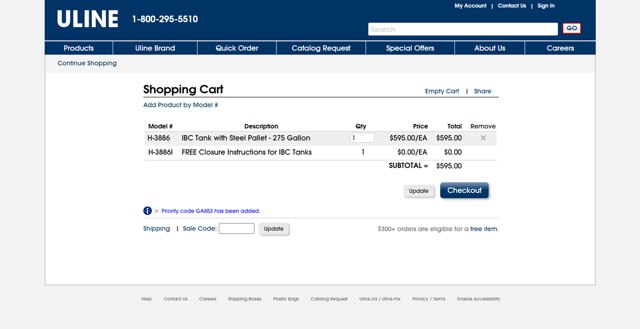 Uline Promo Codes (7 Verified) - 40% Off w/Code Jun 2025