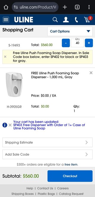 Uline Coupon Codes (8 Verified) - 40% Off w/Code May 2025