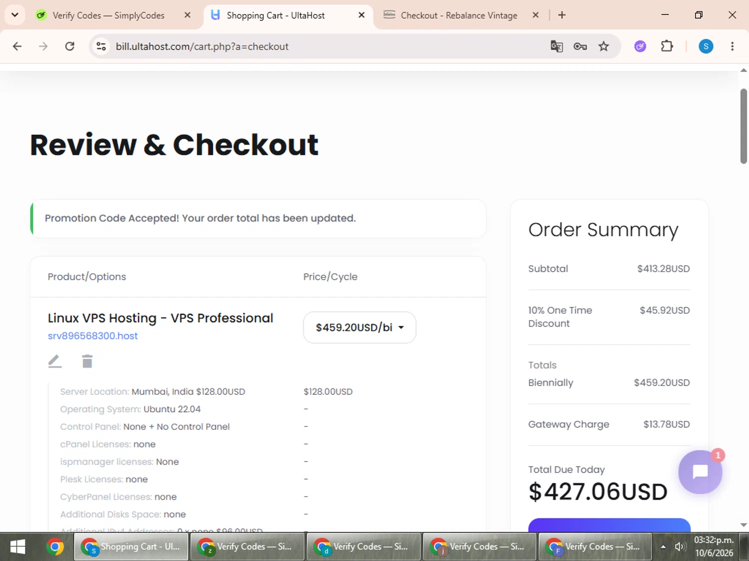 UltaHost Promo Codes - 20% Off (7 Verified) Jul 2026