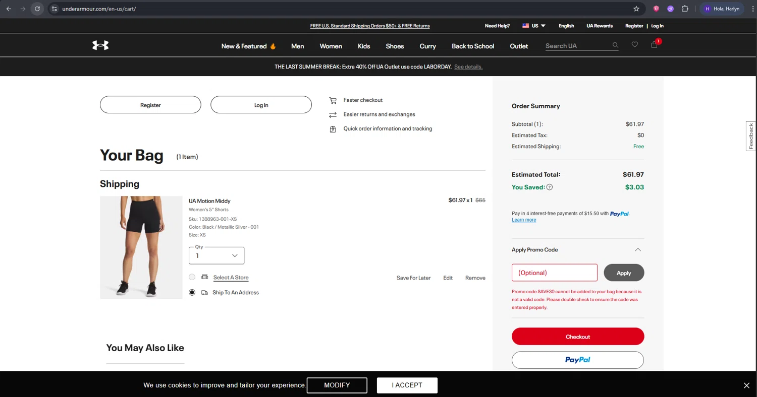 Under Armour Promo Codes (2 Verified) - 10% Off Oct 2025