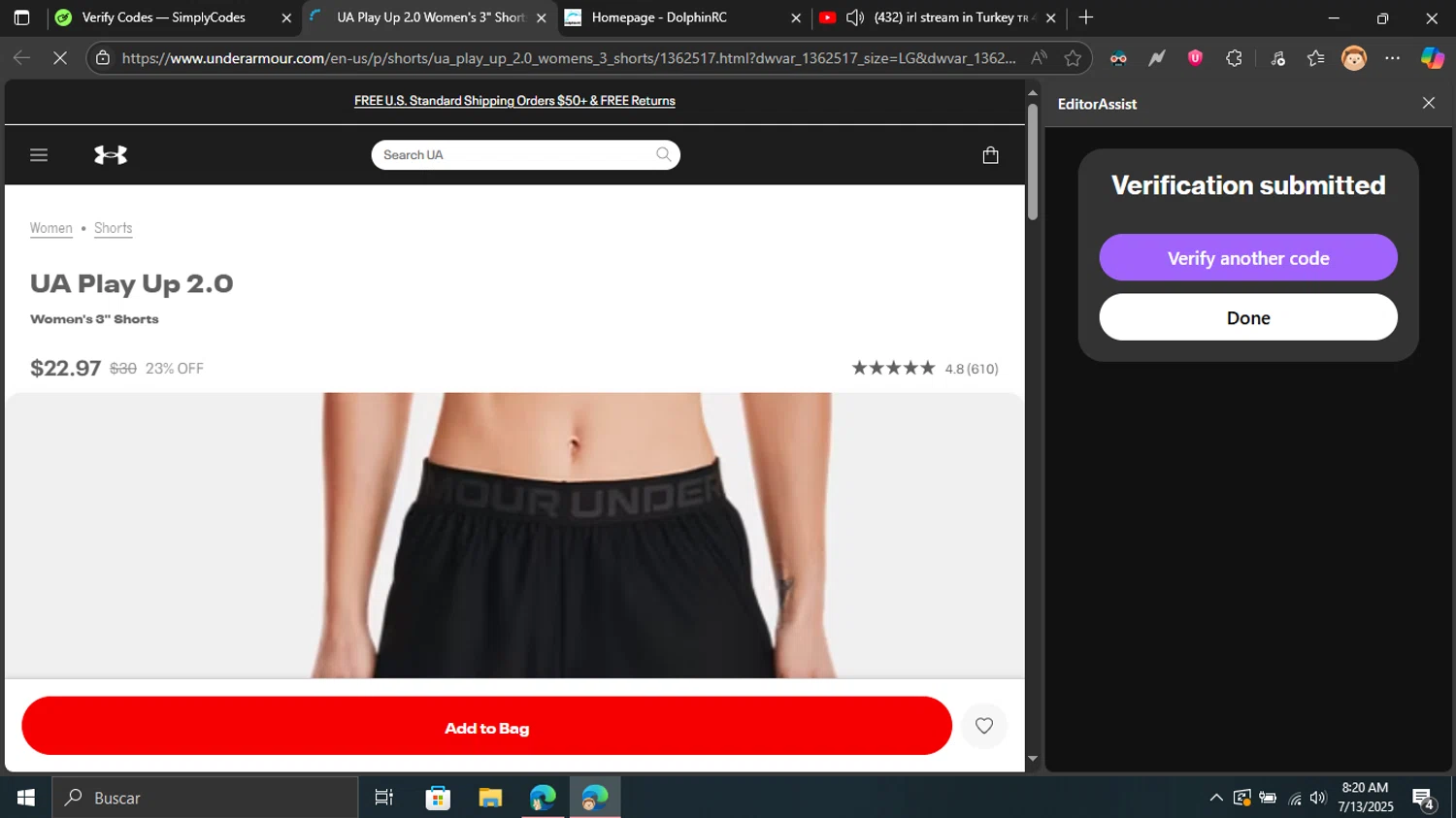 Under Armour Promo Codes (2 Verified) - 10% Off Oct 2025