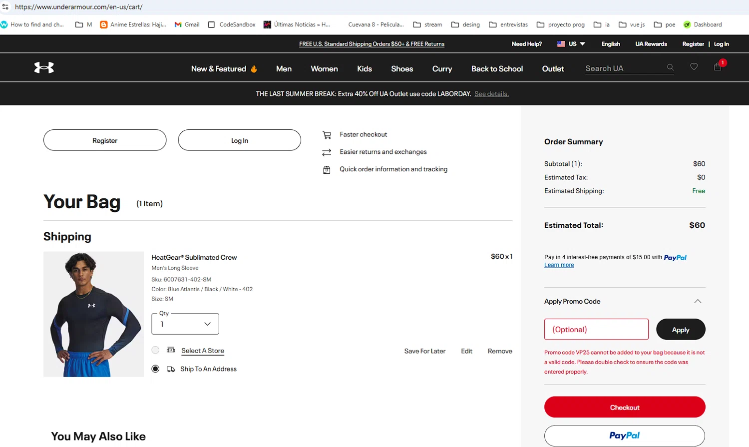 Under Armour Promo Codes (2 Verified) - 10% Off Oct 2025