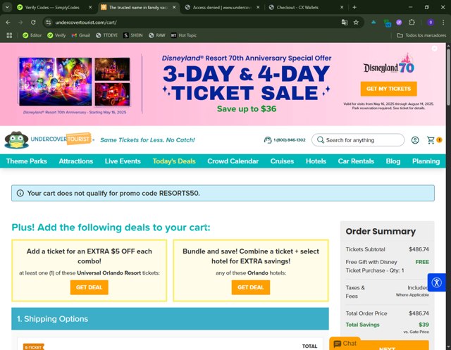 Undercover Tourist Promo Code (4 Verified) - $50 Off Jul 2025