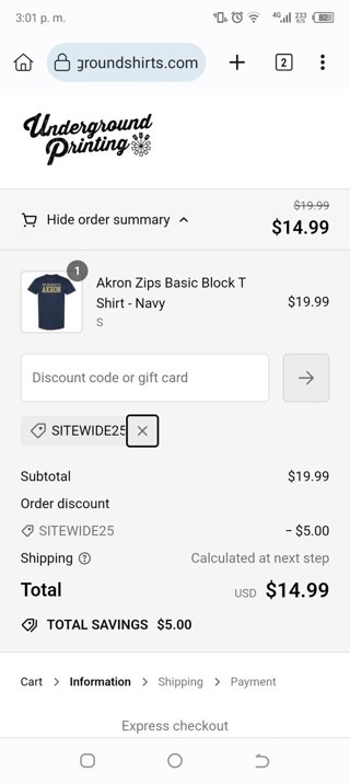 Underground Printing Promo Codes - 20% Off | December 2024