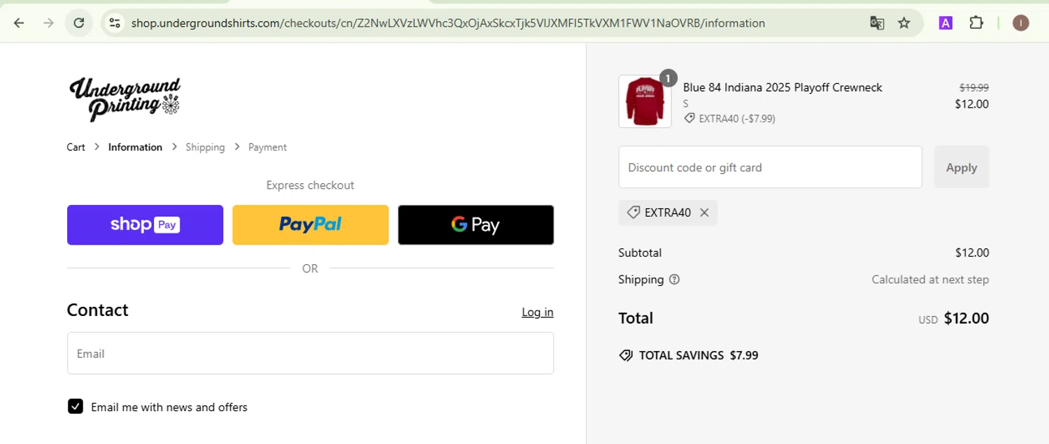 Underground Printing Promo Codes - 38% Off | January 2025