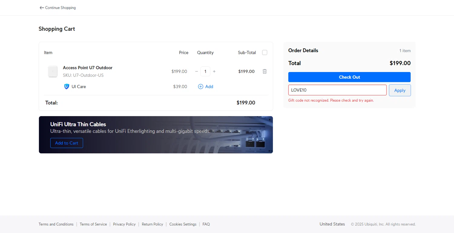 Ubiquiti Promo Codes - 10% Off Coupons Sep 2025