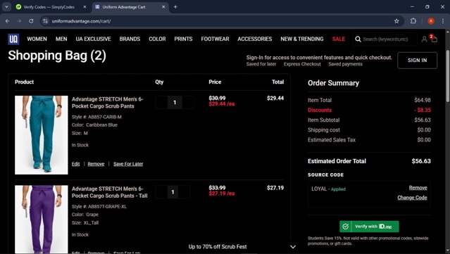 Uniform Advantage Promo Code (9 Verified) - 70% Off May 2025