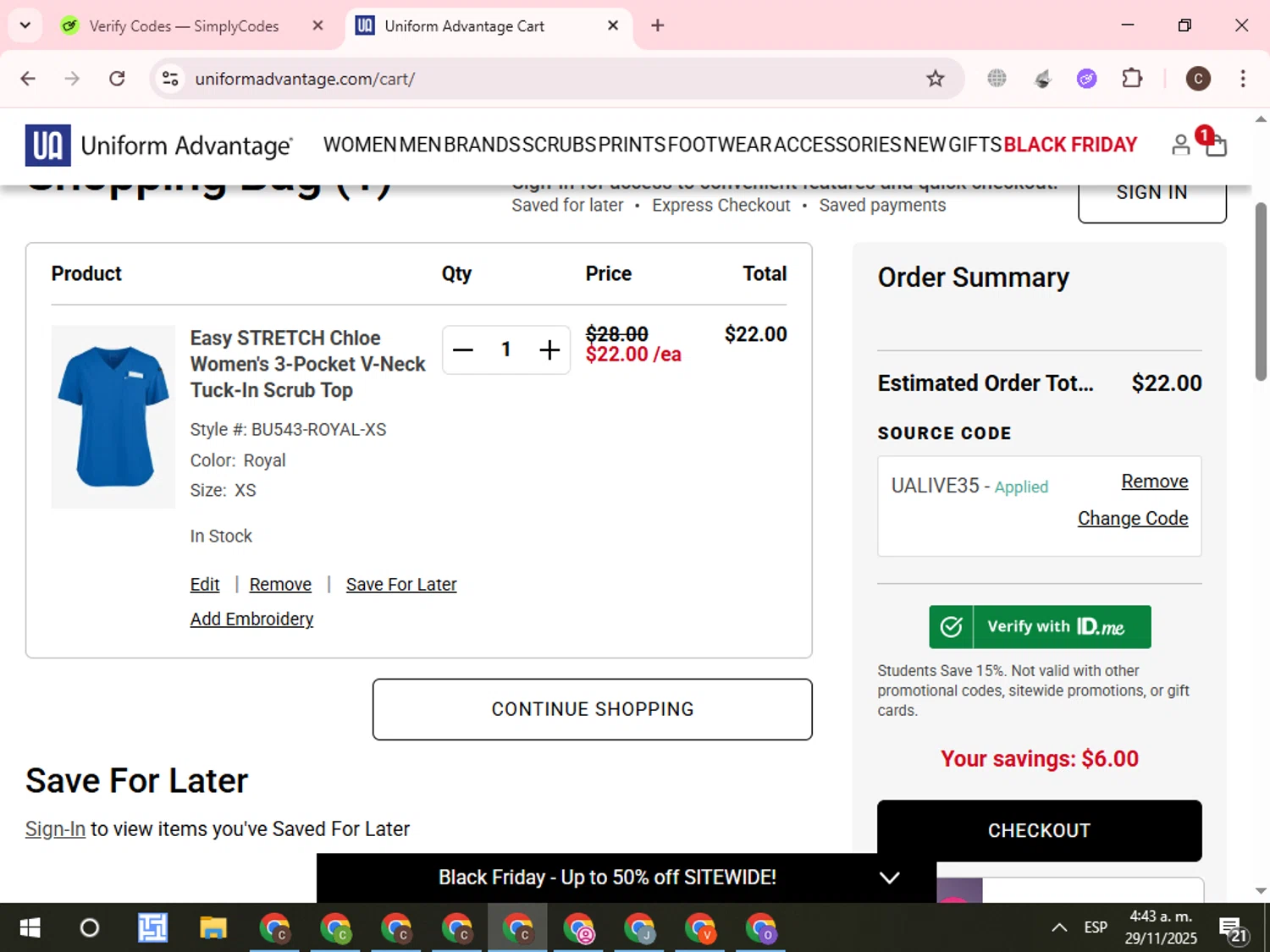 Uniform Advantage Promo Code - 20% Off December 2025