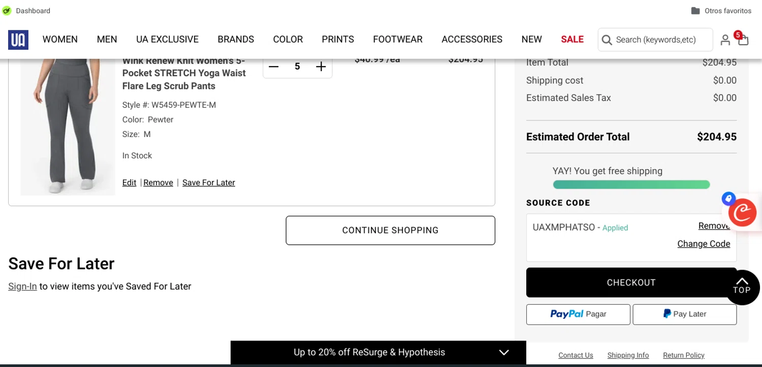Uniform Advantage Coupon Codes & Black Friday 2024 Deals - 20% Off