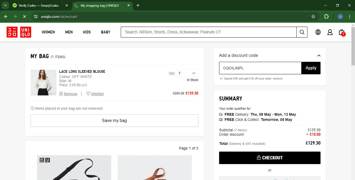 UNIQLO Promo Codes – $10 Off | May 2024