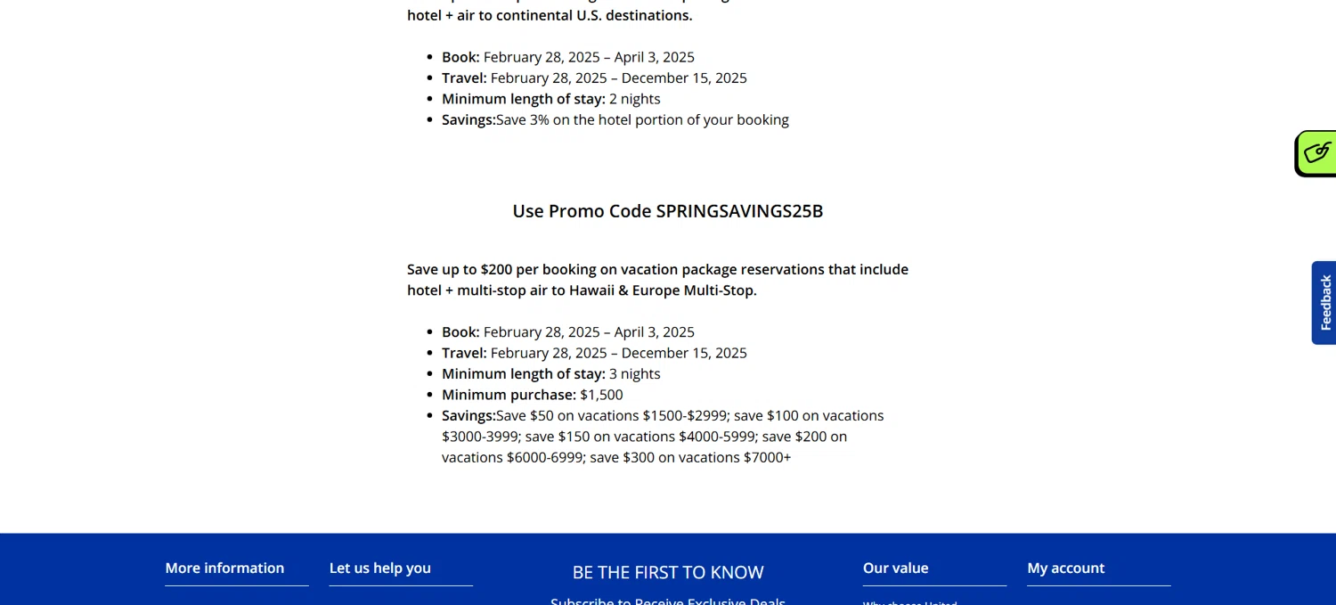 United Airlines Promo Codes (6 Verified) - $200 Off Mar 2025