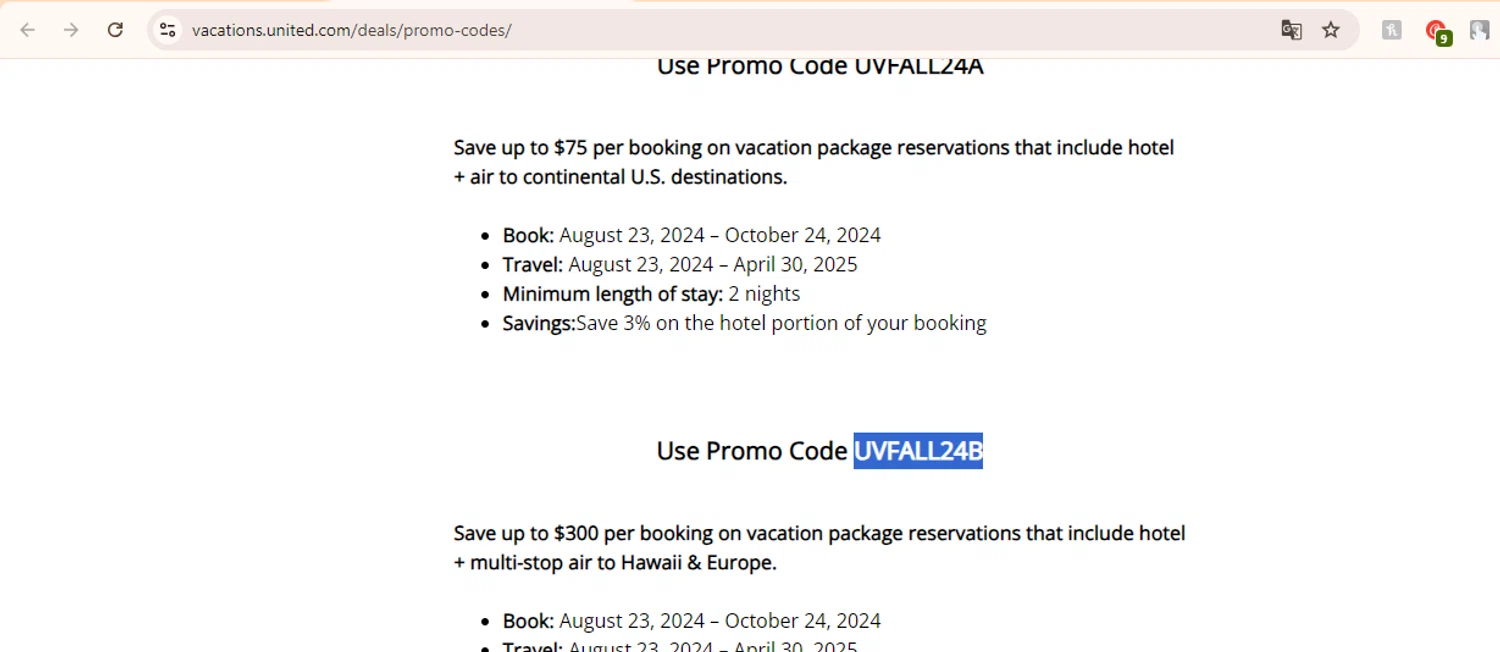 United Airlines Promo Codes - 5% Off | January 2025